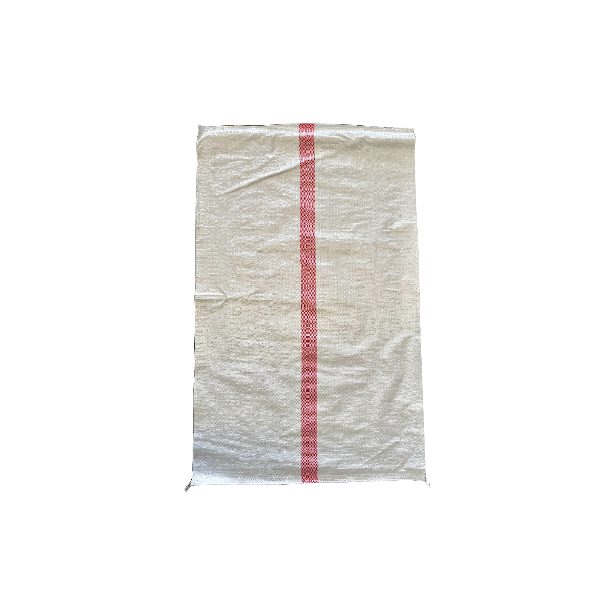 Woven Polypropylene Chaff Bag Red Stripe (76cm x 122cm) - Pallethub