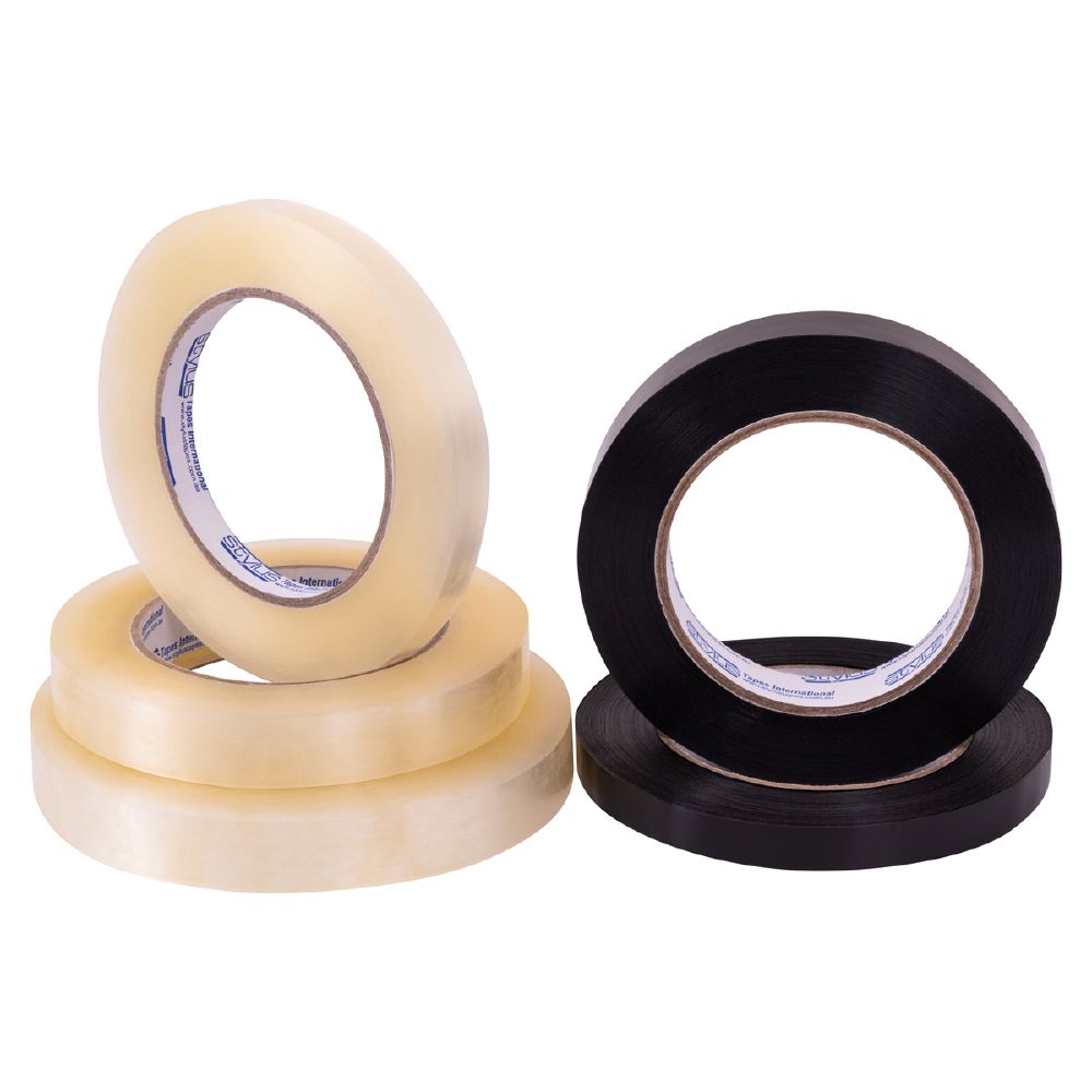 Stylus Strapping Tape 185 Premium - Black 19mm x 100m (72/Carton ...